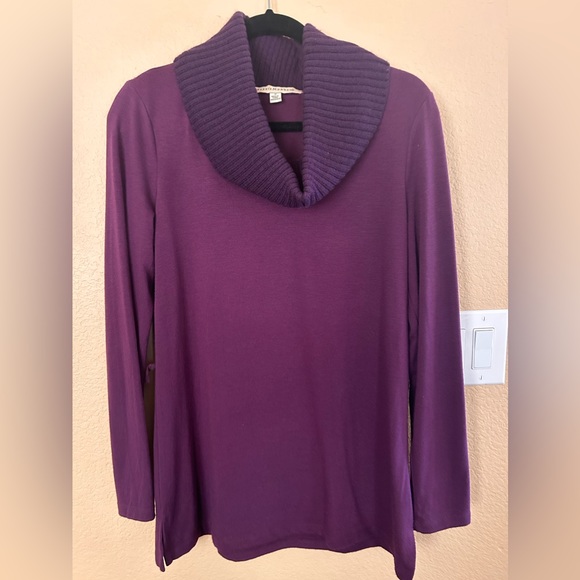 Debbie Morgan | Sweaters | Debbie Morgan Ladys Purple Turtleneck ...